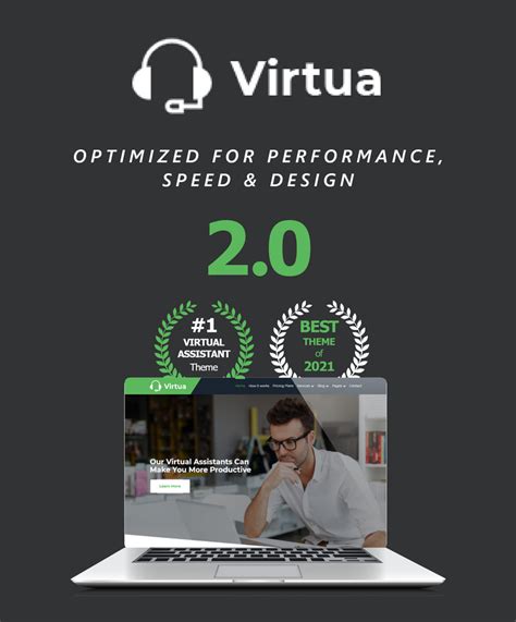 Virtua Virtual Assistant Wordpress Theme Templatemonster