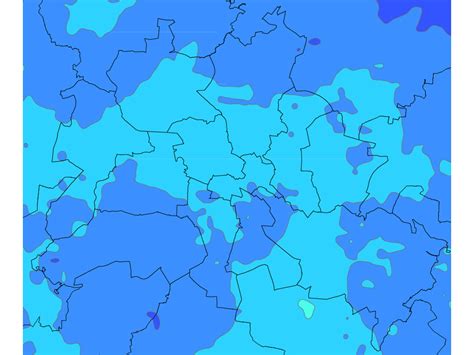 Long Term Mean Precipitation Distribution 1991 2020 Berlin De