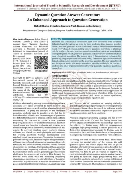 dynamic question answer generator an enhanced approach to question