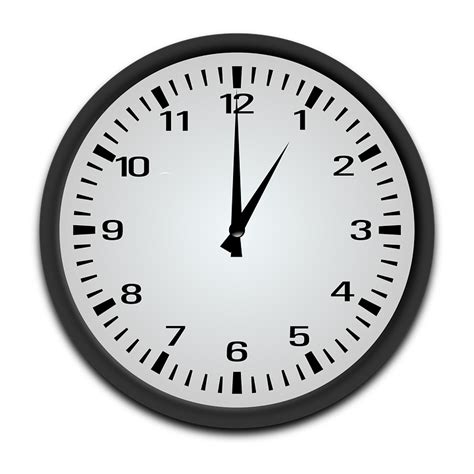 Kostenlose Vektorgrafik Analog Uhr Uhr Zeit Kostenloses Bild Auf