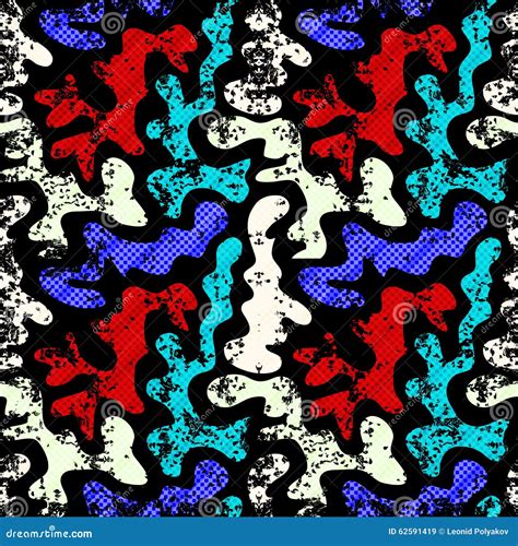 Graffiti Background Seamless Texture Vector Royalty Free Stock