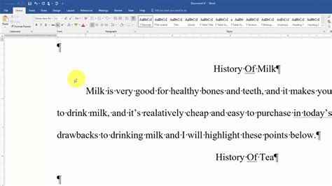 Using The Show Hide Button Feature In Microsoft Word Youtube