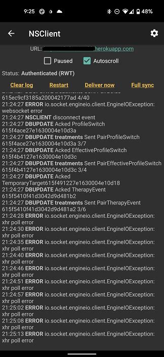 Dev 2 8 2 5 Dev NSClient Full Sync Kills Nightscout Issue 717 Nightscout AndroidAPS GitHub
