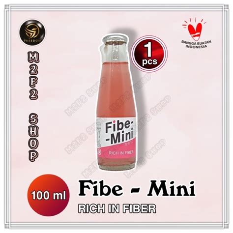 Jual Fibe Mini Rich In Fiber Minuman Berserat 100 Ml Kemasan Satuan