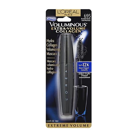L Oreal Paris Voluminous Extra Volume Collagen Mascara Blackest Black Oz Ibspot