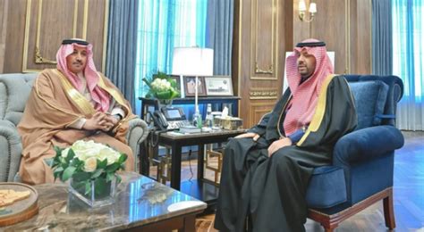 أمير الحدود الشمالية يستقبل مدير فرع وزارة الرياضة بالمنطقة المعين