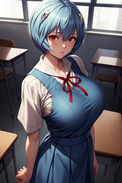 Ai Generated Rei Ayanami 6 By Turamarth14 On Deviantart