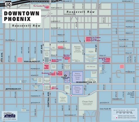 Downtown Phoenix Map