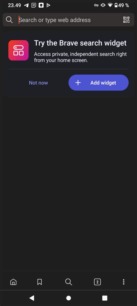Disable Brave Search Widget Prompt Mobile Support Brave Community