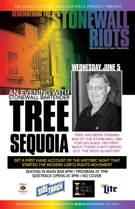 Legacy Live Remembering Stonewall An Evening With Tree Sequoia