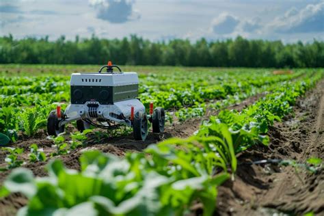 An Advanced Autonomous Robot Drone Equipped With Sensors And Ai Technology Is Operating In An