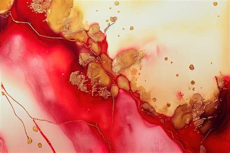 Premium Ai Image Red Abstract Backdrop Ai Generated