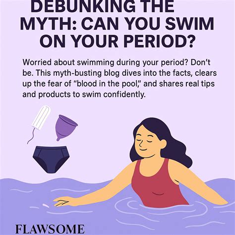 Can You Swim On Your Period Flawsome Myth Busted