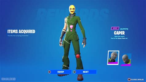 How To Get Spray Skins Bundle FREE In Fortnite Unlocked Caper Alias