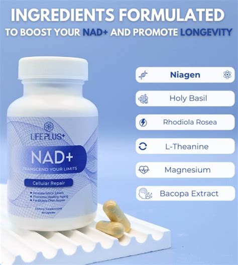 Lifeplus Nad Cellular Repair Capsules Formulated From Usa 60