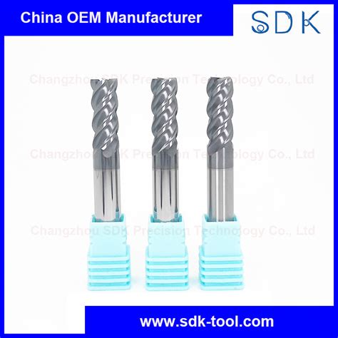 Variable Pitch Ssm Carbide Variable Helix End Mill For Steels End