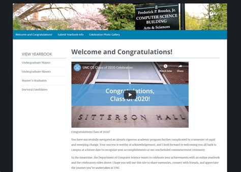 unc computer science honors 2020 graduates with virtual celebration