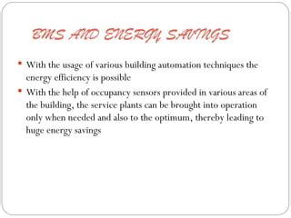 Building Management System Bms PPT