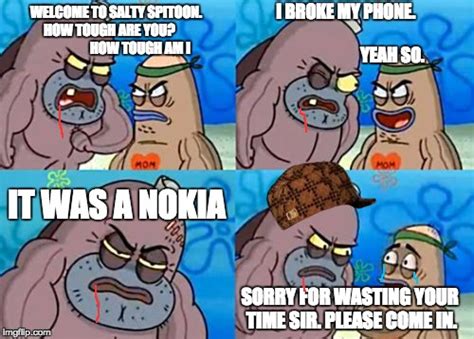 How Tough Am I Meme Spongebob