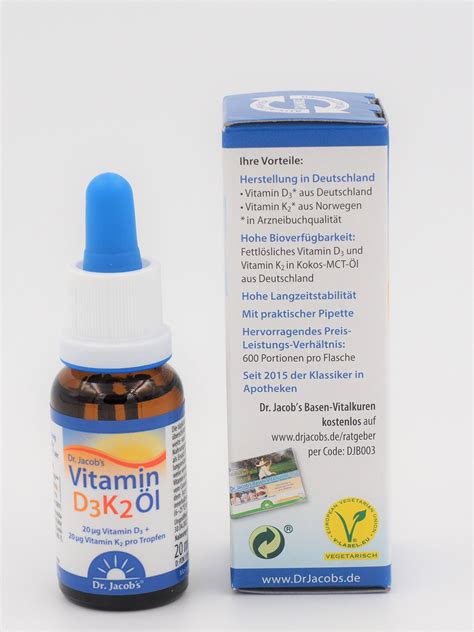Dr Jacob s Vitamin D K Öl ml RÖTHERs Vitalshop Bodensee
