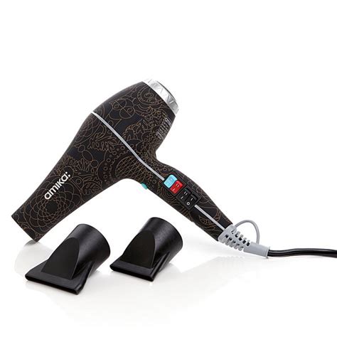 Amika Power Cloud Repair And Smooth Blow Dryer Bronze And Black