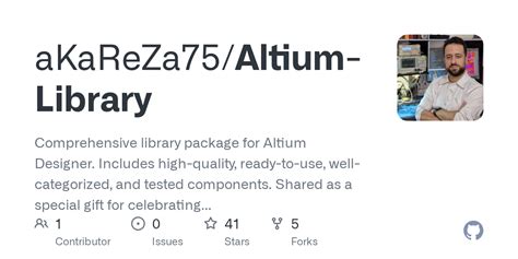 Github Akareza75altium Library Comprehensive Library Package For Altium Designer Includes