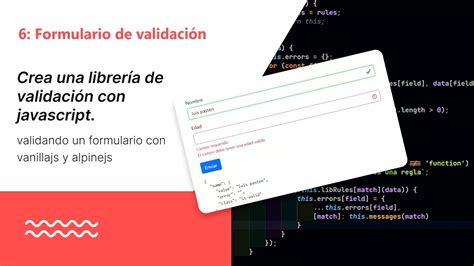 Formulario De Validaci N Crea Una Librer A De Validaci N Con