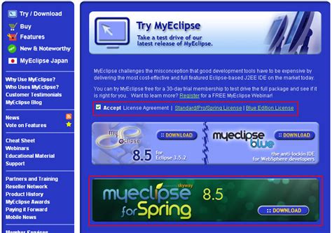 Eclipse And Myeclipse Ide Downloading Myeclipse For Spring Ide