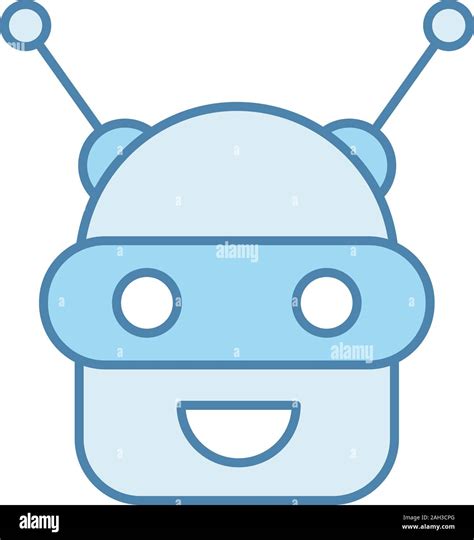Chatbot Color Icon Talkbot Modern Robot Android Laughing Chat Bot