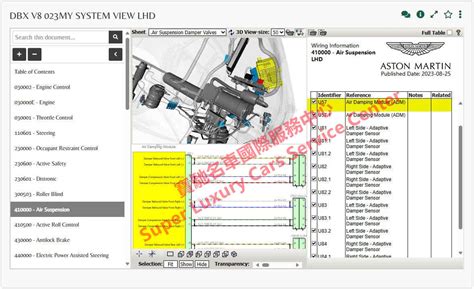 Aston Martin Dbx Workshop Service Repair Manual Electrical Wiring Diagram Super Luxury Cars