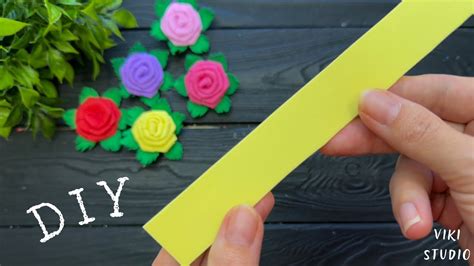 Simple Way How To Make Easy Roses From Foam Sheet Eva Flowers Making