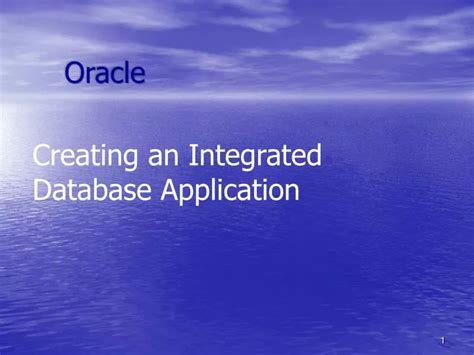 PPT Oracle PowerPoint Presentation Free Download ID 5599734