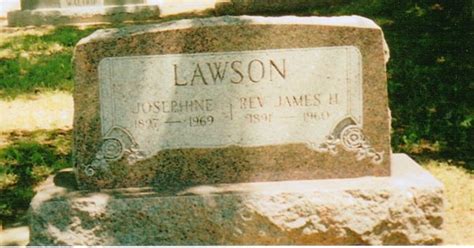 Lawson James H Josephine James