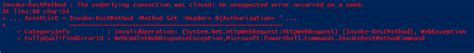 Previously Working Invoke Restmethod Broken In Powershell V5 Stack