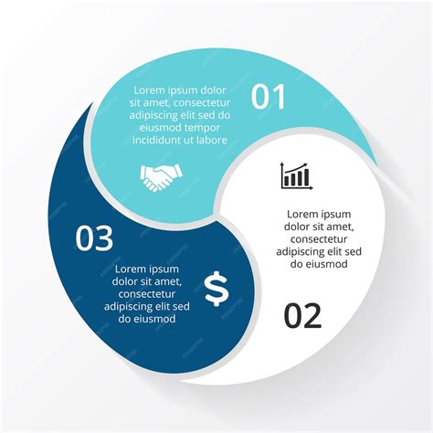 Premium Vector Vector Infographic Presentation Template Circle