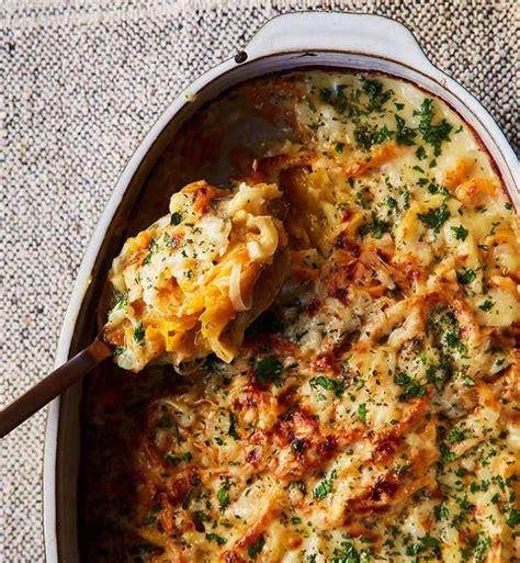 Spiralized Winter Vegetable Gratin
