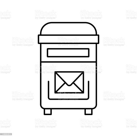 쉽게 편집하거나 수정할 수 있는 Po Box Outline Vector 아이콘 0명에 대한 스톡 벡터 아트 및 기타 이미지