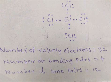 [solved] State The Number Of Valence Electrons Bonding Pairs And Lone