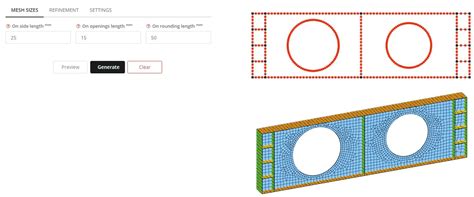 Design Example 1 Beam With Web Openings And Stiffeners Linear Analysis
