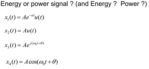 Solved Energy Or Power Signal And Energy Power Chegg