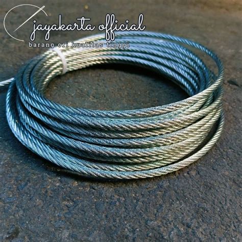 Seling Baja 3mm Sling Baja 3mm Kawat Baja 3mm Bahan Full Lazada