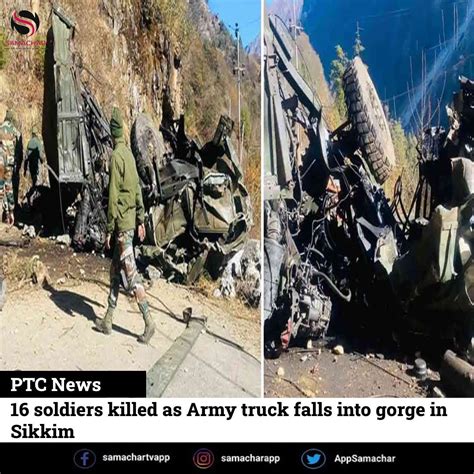 16 Soldiers Killed As Army Truck Falls Into Gorge In Sikkim By