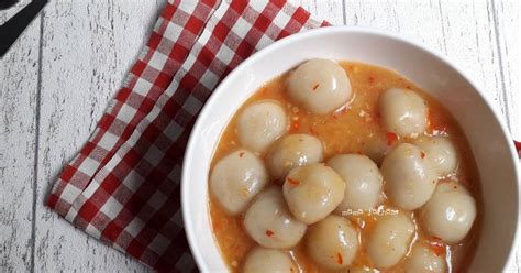 Resep Cilok Kuah Pedas Kental Oleh Mama Fathan Cookpad