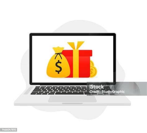 노란 리본 보너스 돈 포인트 적립 상품 획득 구매시 캐쉬백 생일 선물이있는 빨간색 선물 상자 보상 선물 상자 아이콘 보너스 돈 개념 판매 할인 프로그램 벡터 그림 0명에