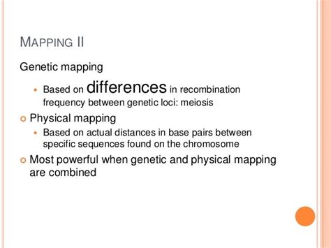 Molecular Mapping