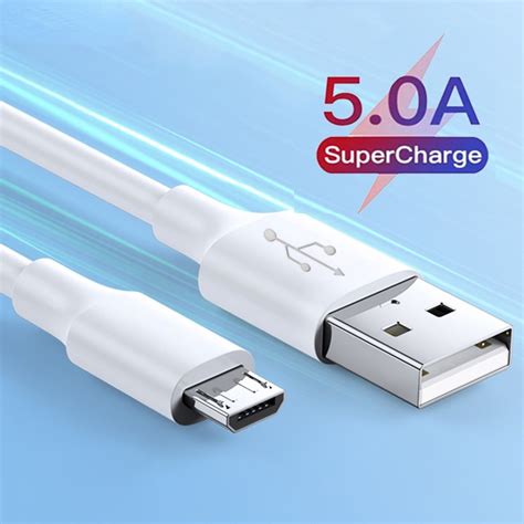 Micro Usb Cable 5a Fast Charging Wire Shopee Singapore