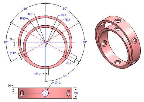 AutoCAD Exercises Autocad Autocad Isometric Drawing Autocad Drawing