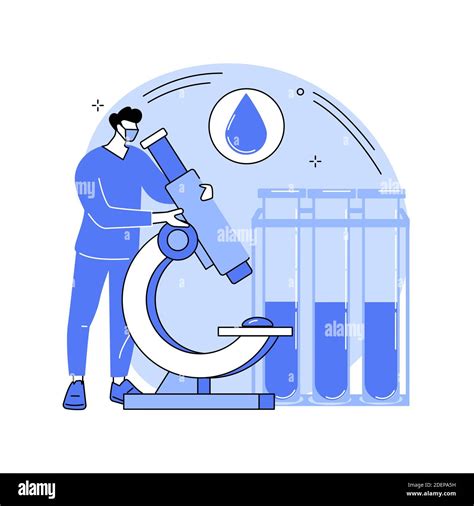 Blood Testing Abstract Concept Vector Illustration Stock Vector Image