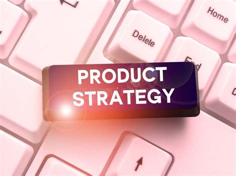 Text Showing Inspiration Product Strategy Concept Meaning Long Term Plan Development Of