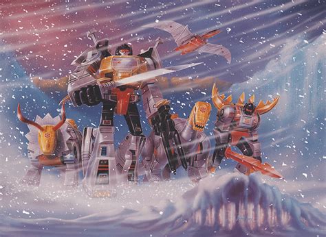 Dinobots In The Snow Animated Xmas  Based On The Original Marvel